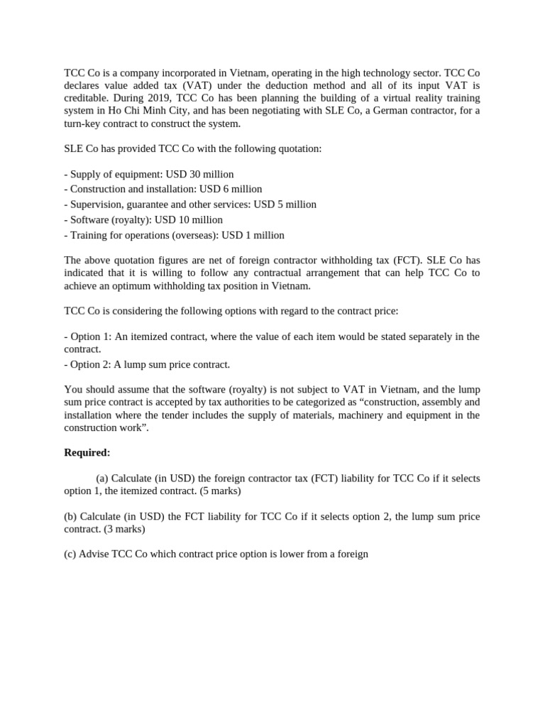 TCC Case - FCT | PDF