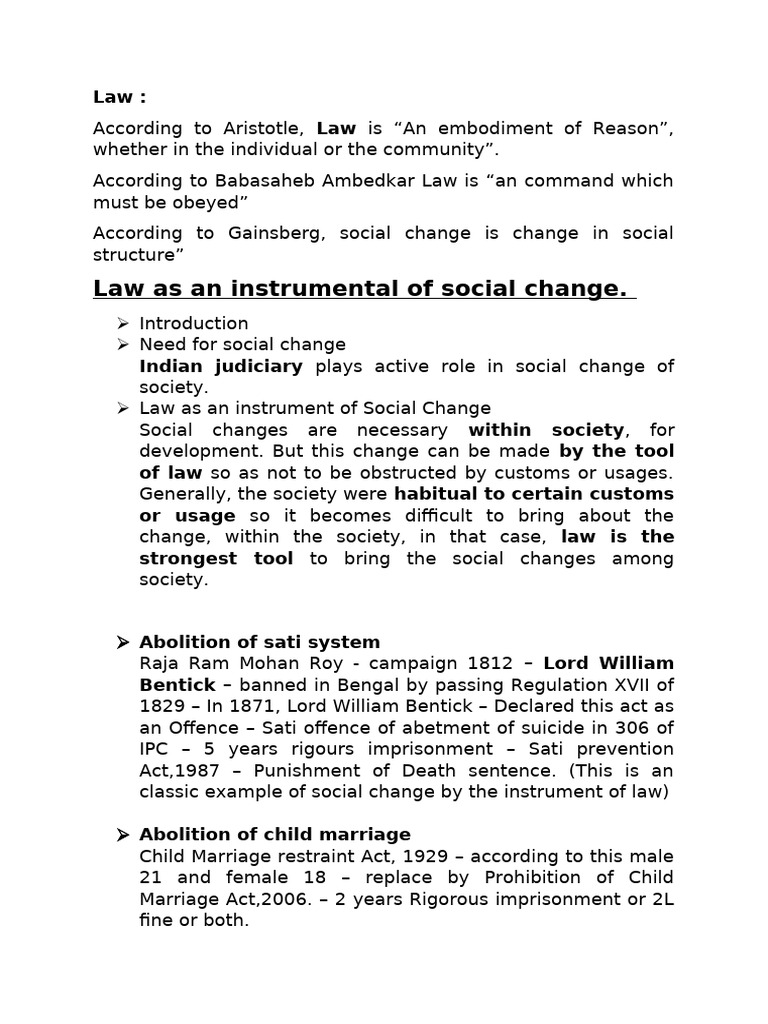 Law and Social Transformation | PDF | Justice | Crime & Violence