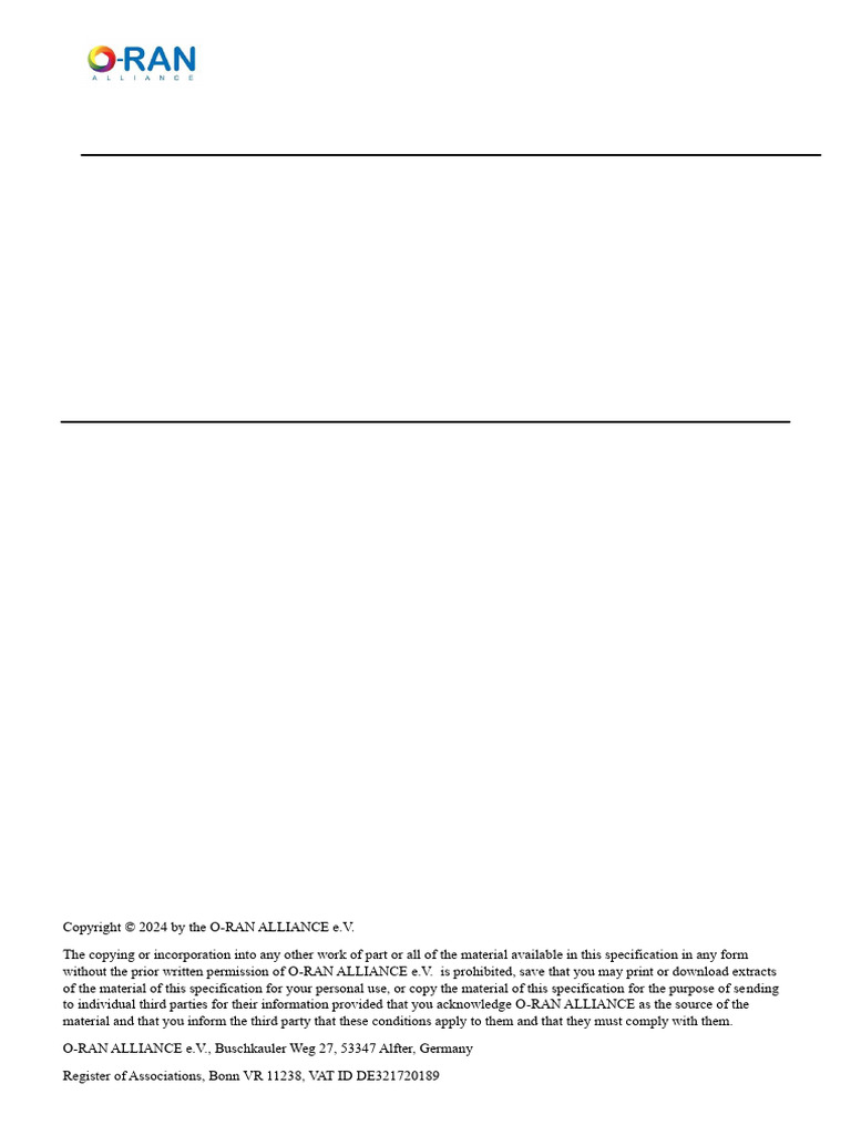 O RAN - WG1.TS - Use Cases Detailed Specification R004 v15.00 | PDF ...