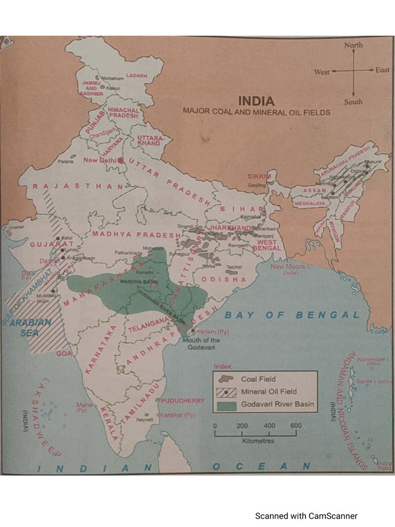 India's Political Map | PDF