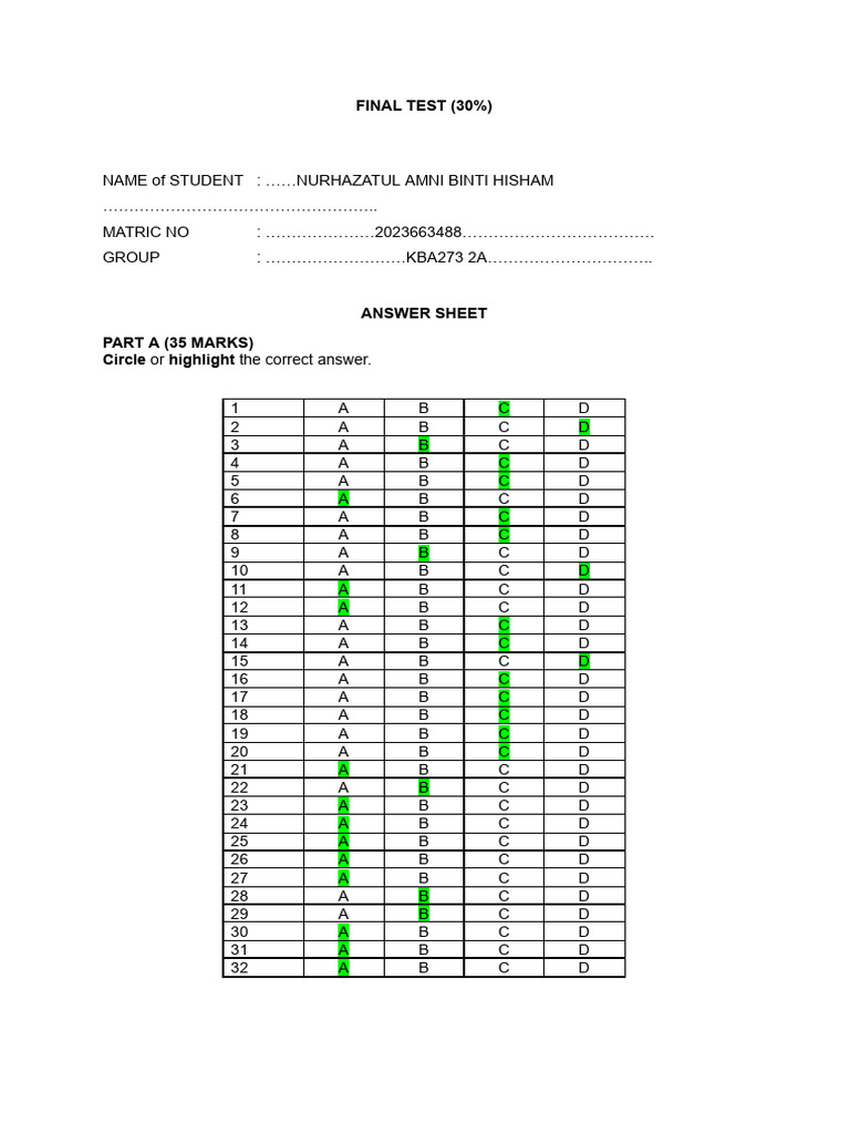 Kba2732a - Nurhazatul Amni Binti Hisham | PDF | Elasticity (Economics ...