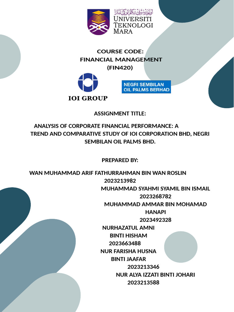 Fin Group | PDF | Financial Accounting | Business Economics