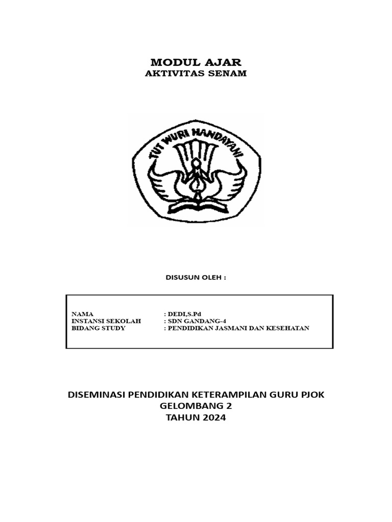 Modul Ajar Senam Lantai Dedi | PDF