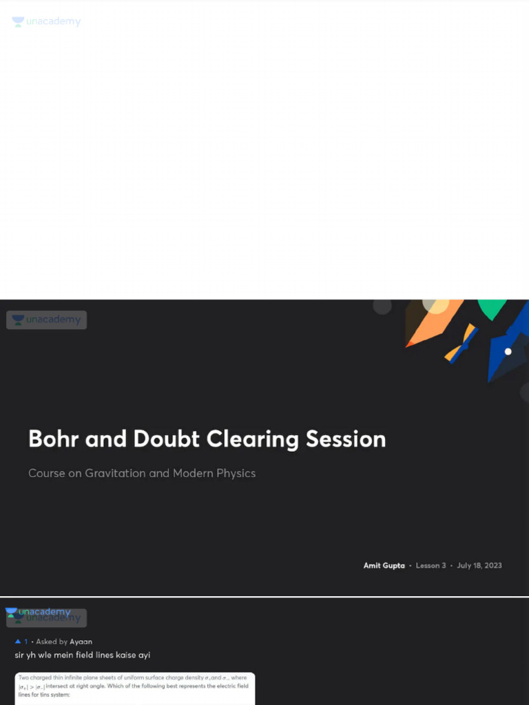 Bohr and Doubt Clearing Session With Anno | PDF
