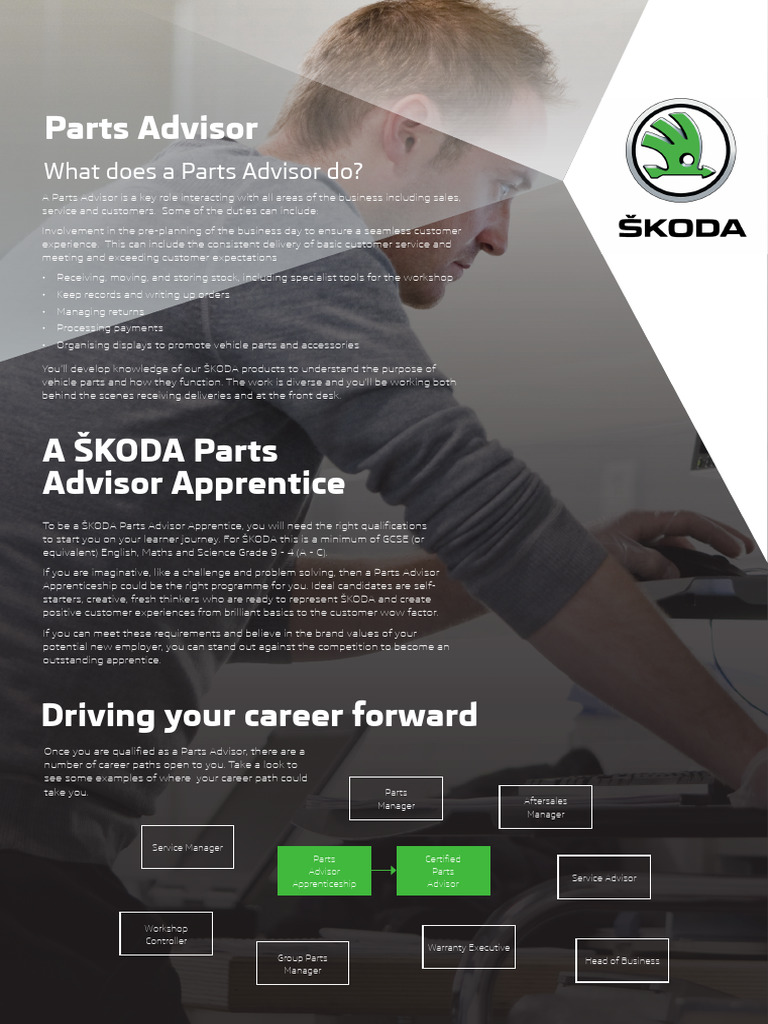 SKODA Parts Advisor Web | PDF | Apprenticeship