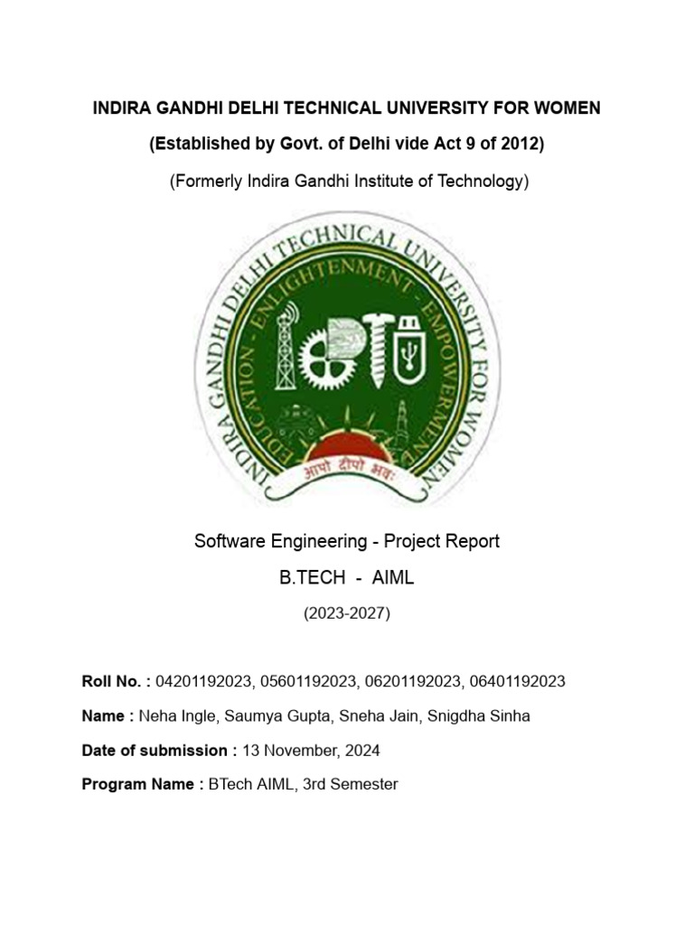 SE Project Report - Final | PDF | Databases | Password
