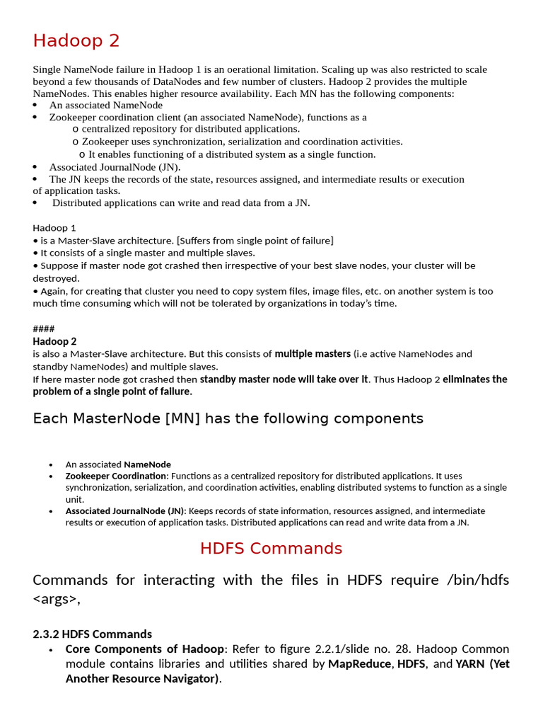 Hadoop 2full Mod2 | PDF | Apache Hadoop | Map Reduce