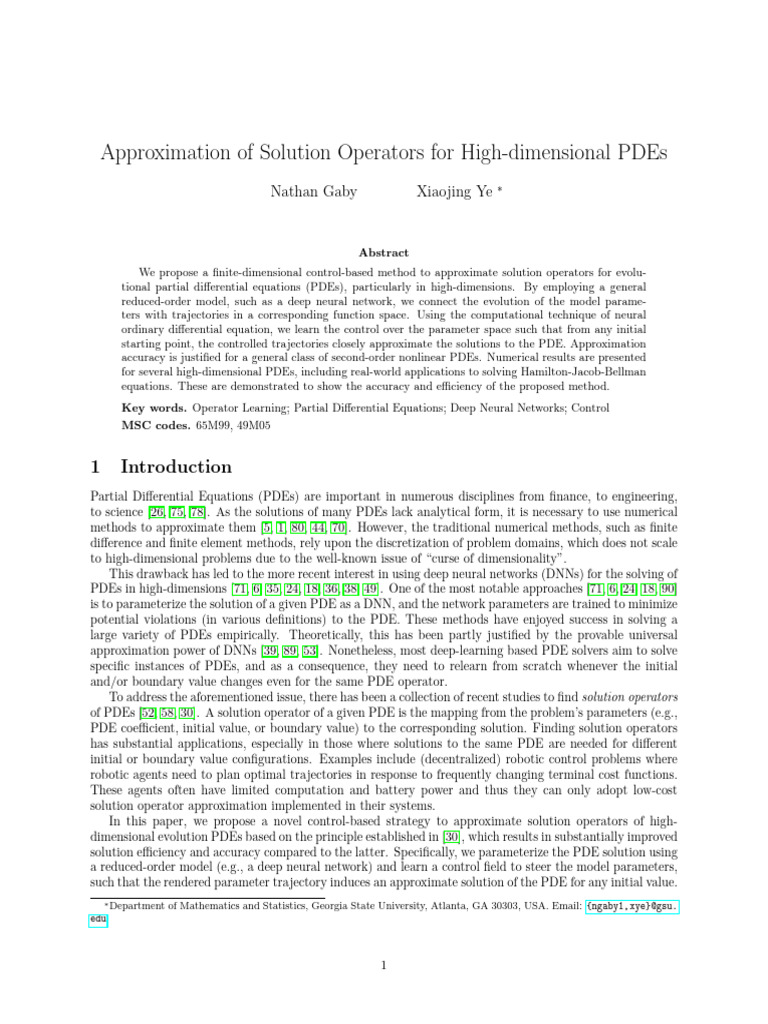 Approximation of Solution Operators for High-dimensional PDEs部分1 | PDF | Partial Differential ...