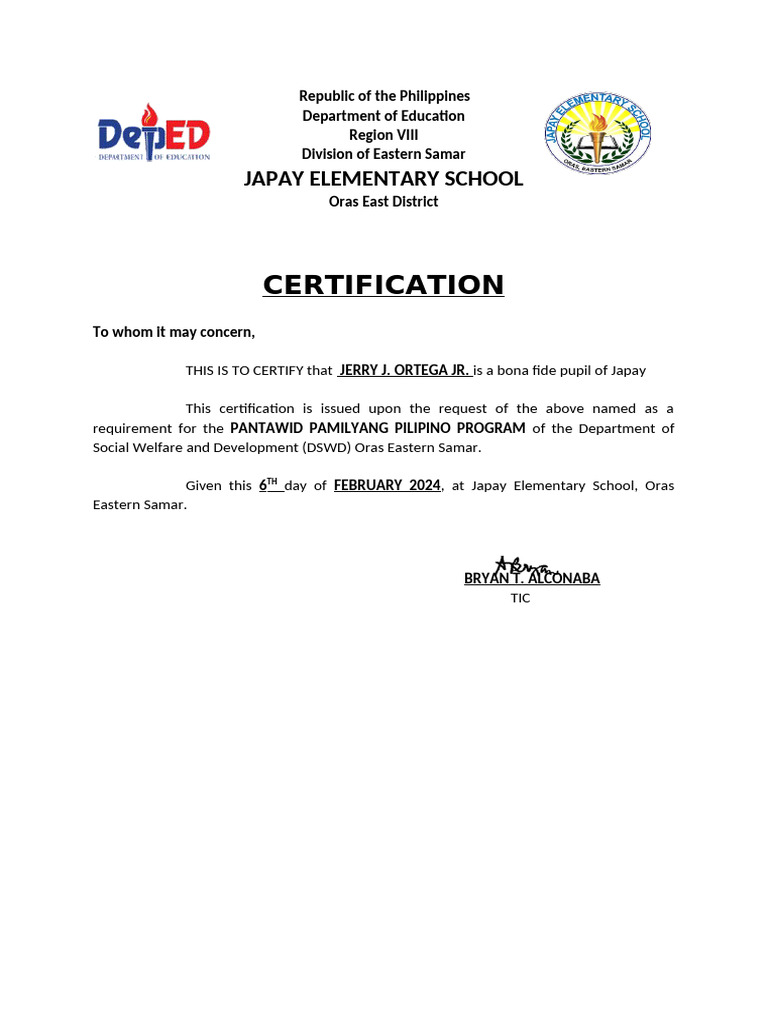 4PS, Certification | PDF