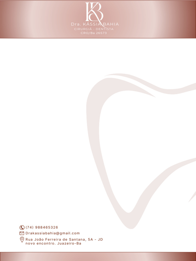 A4 Ficha Avaliativa Dentista Moderno Verde e Branco PDF | PDF