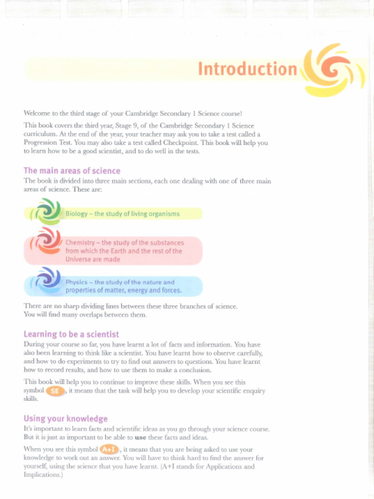 Science Stage 9 Coursebook | PDF