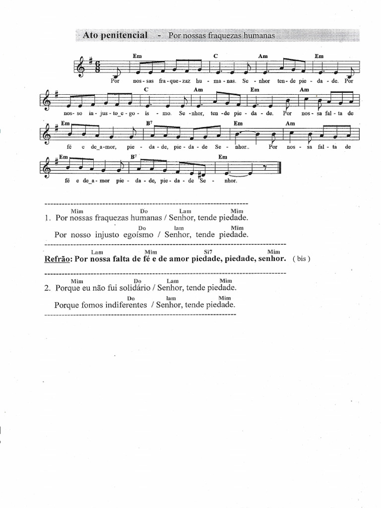 Ato Penitencial | PDF