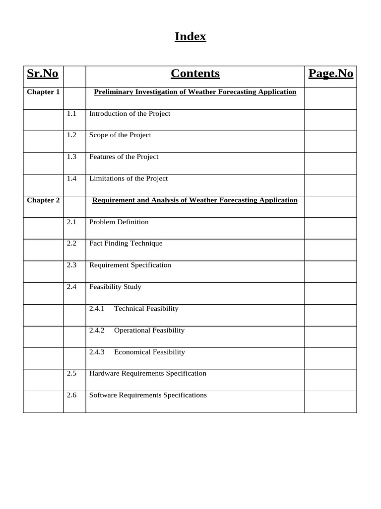 Weather Forecasting Application Documentation | PDF | Weather ...