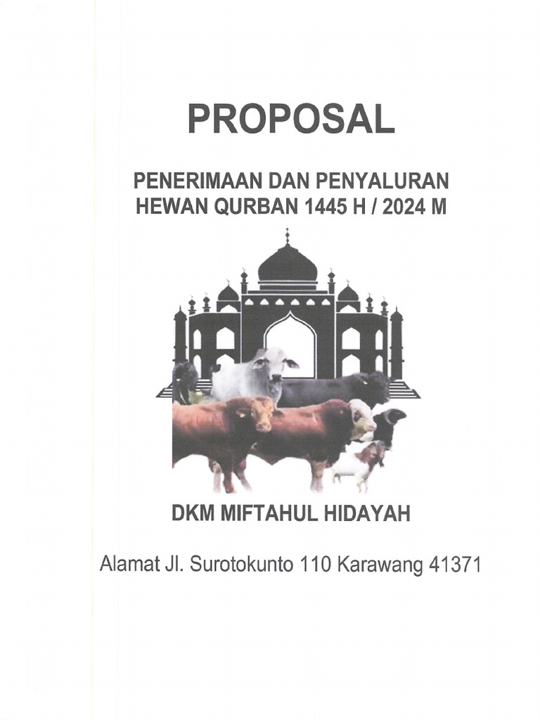 Proposal Qurban 2024 | PDF