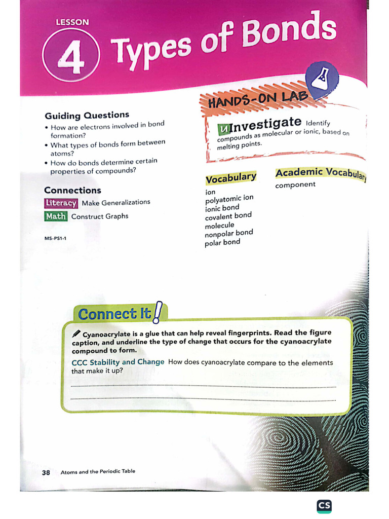 Lesson 4 Types of Bonds | PDF