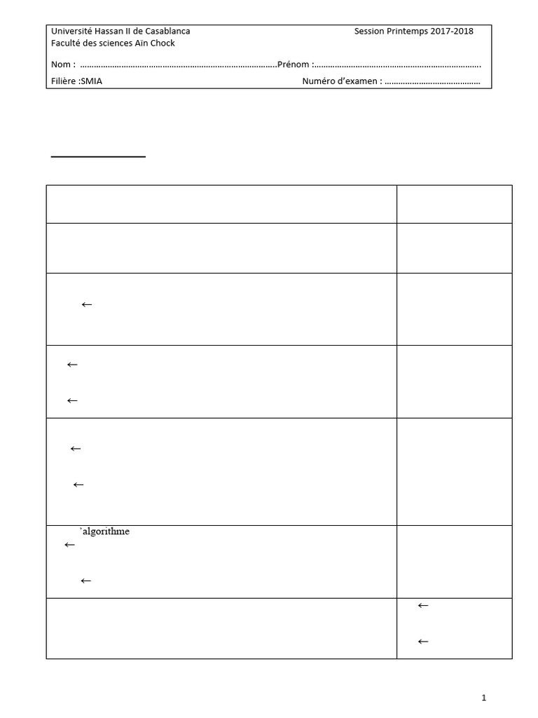 Exam - Rat Smia2 - 2018 | PDF