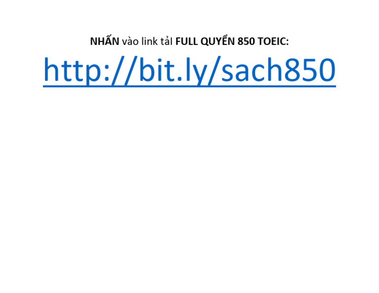 10 Test Cuốn 850 Toeic | PDF