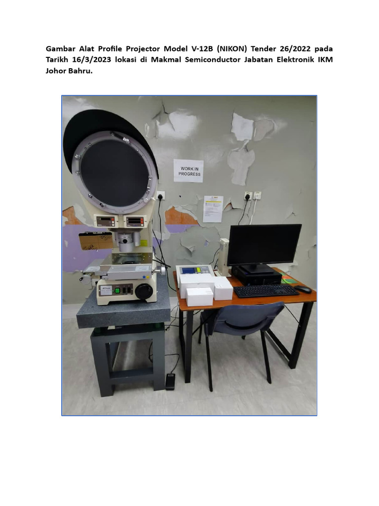 Gambar Profile Projector | PDF