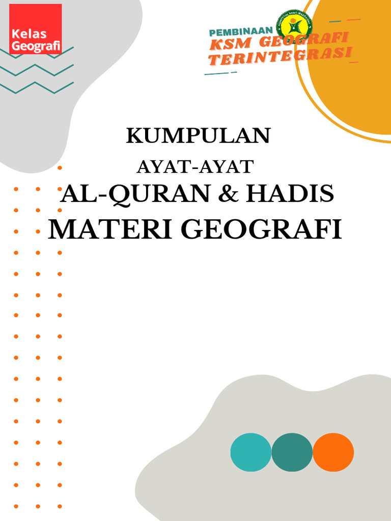 Modul Kumpulan Ayat-Ayat Al-Quran Materi Geografi | PDF