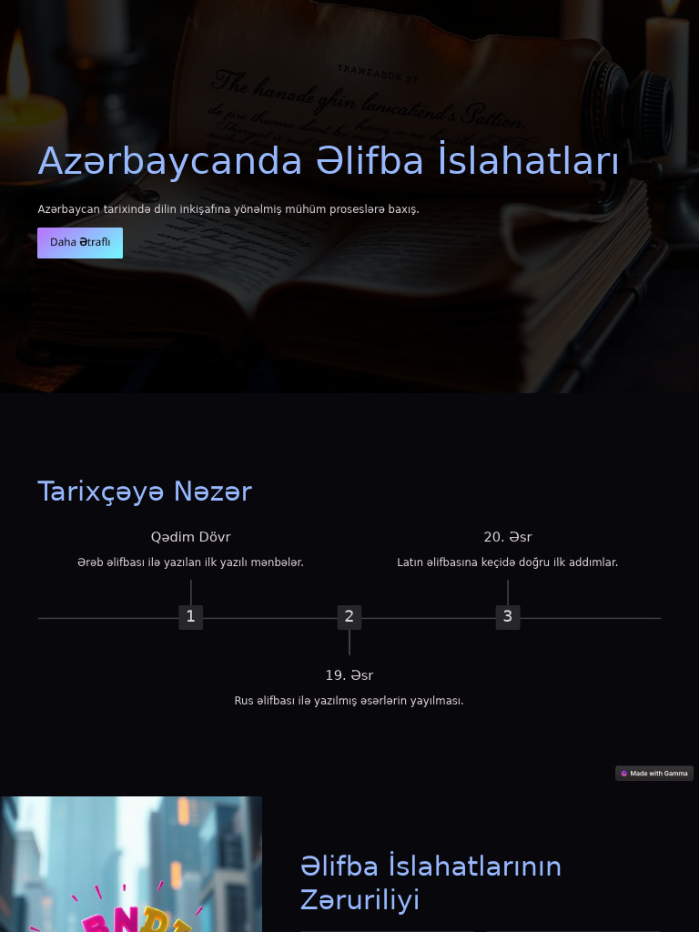 Azerbaycanda Elifba Islahatlari | PDF