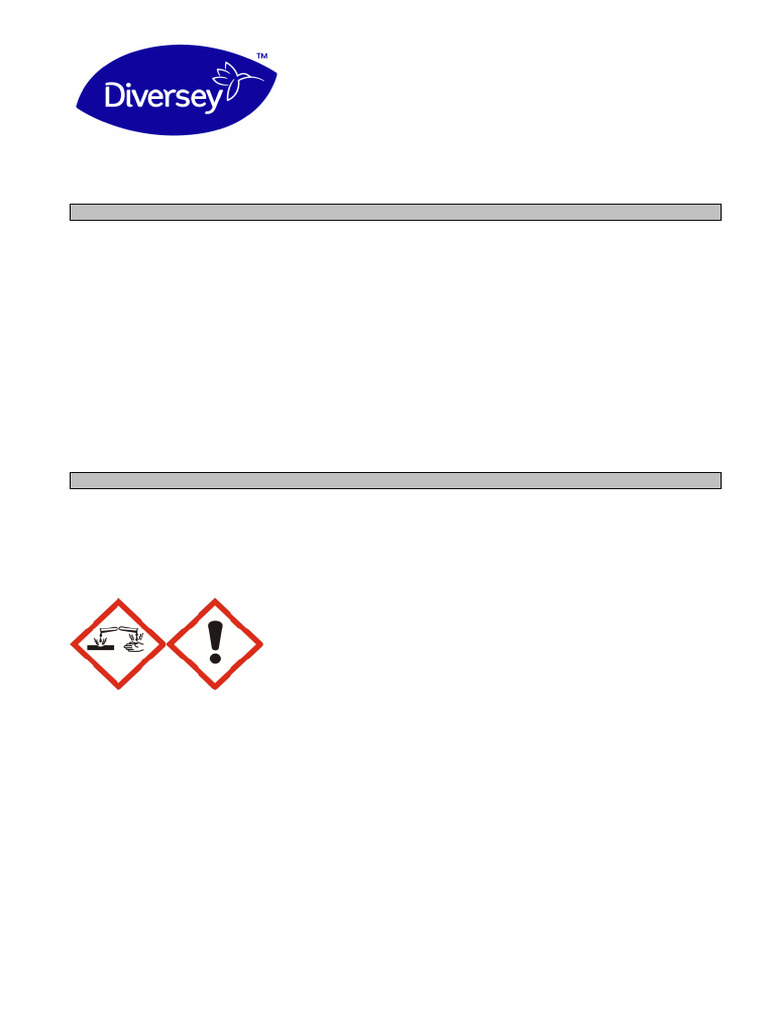 Clax 100 L Crystal Msds | PDF | Dangerous Goods | Personal Protective ...