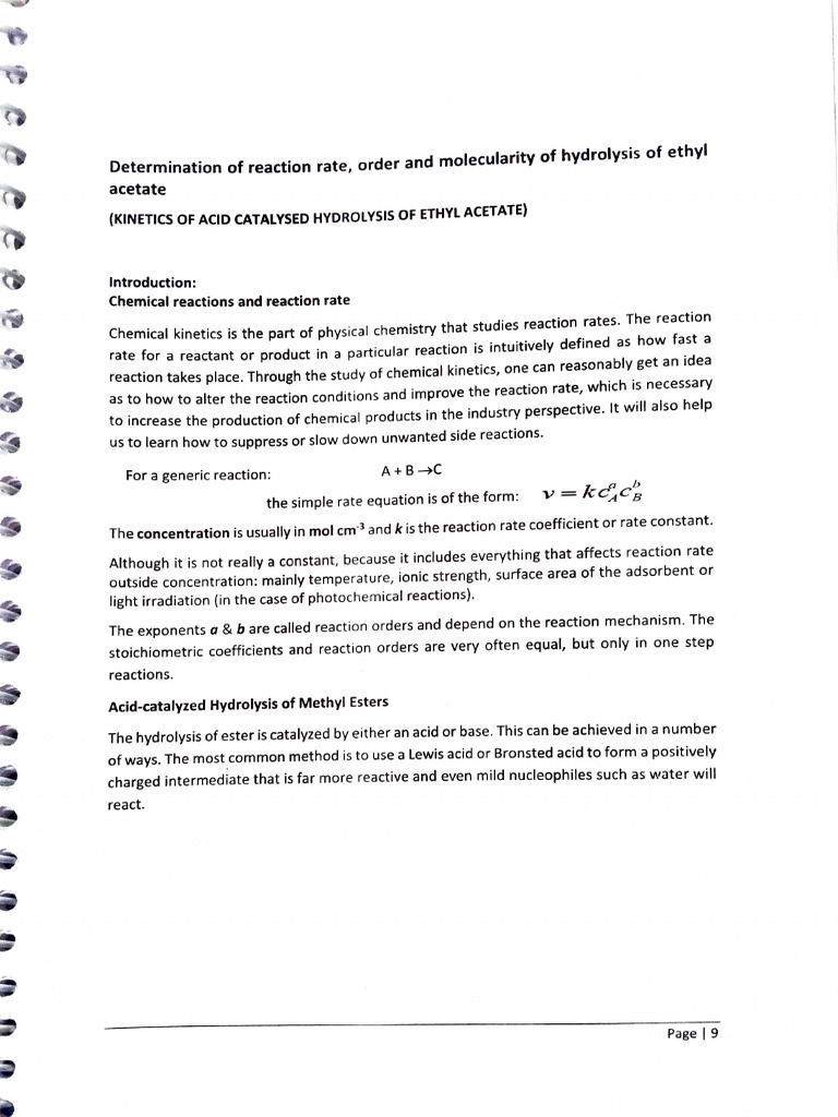 Exp 4 | PDF | Reaction Rate | Chemical Reactions