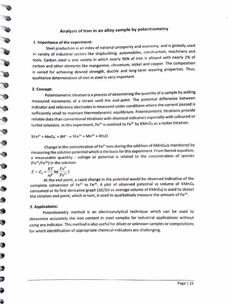 Exp 3 | PDF | Titration | Chemistry