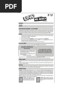 UNO Infinity Game Rules Guide | PDF | Card Games | Consumer Goods