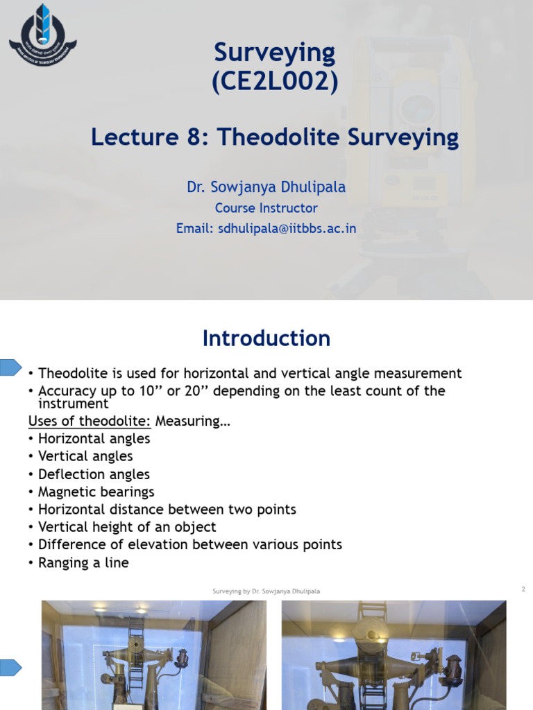 Surveying Lec8 | PDF | Surveying | Angle