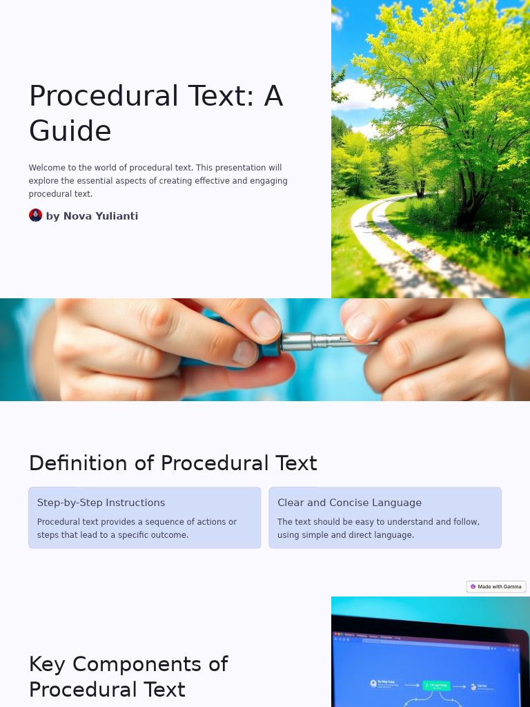 Crafting Effective Procedural Text | PDF | Information | Cognitive Science