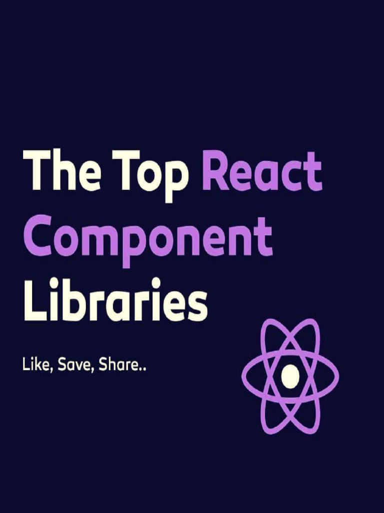 Top React Component Libraries | PDF