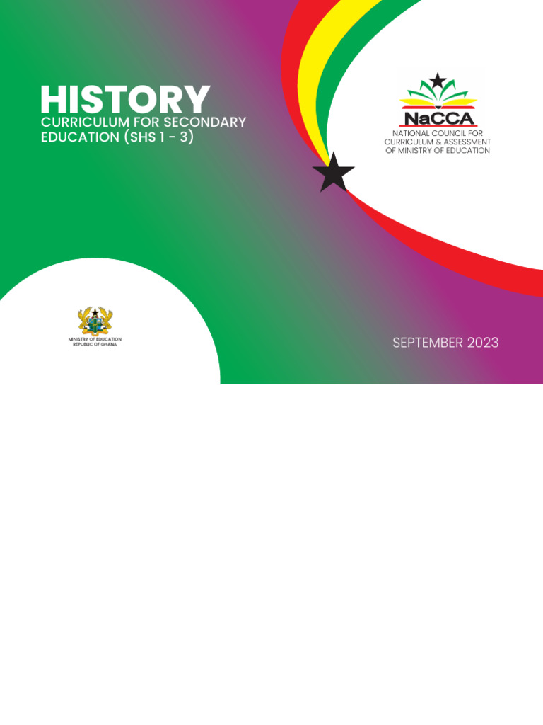 SHS History Curriculum Overview 2023 | PDF | Learning | Project Based ...