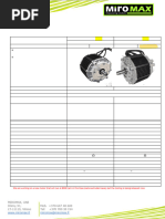 EMRAX 208 Datasheet A00 | PDF | Electric Motor | Power (Physics)