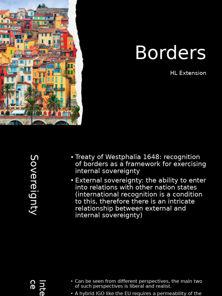 HL Extension Borders | PDF | Sovereignty | International Relations