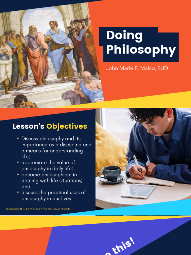 Philo 1.1-Doing Philosophy | PDF