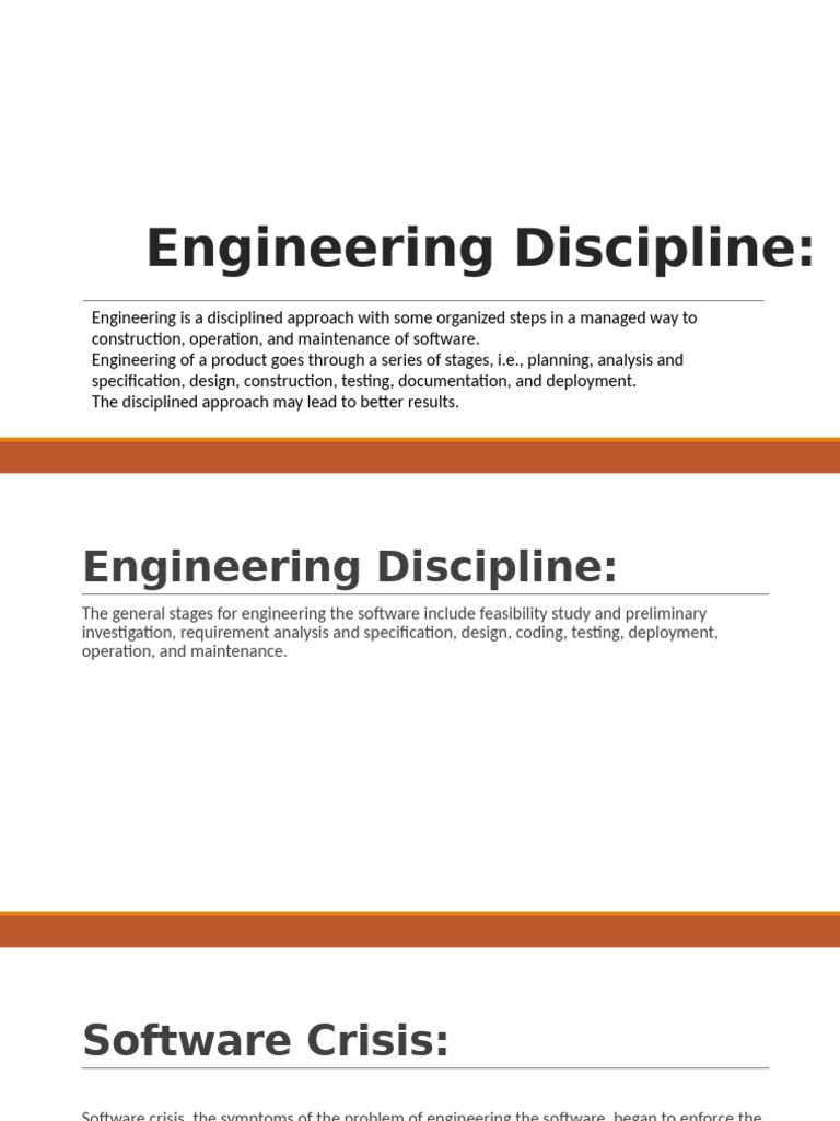 Engineering Discipline | PDF