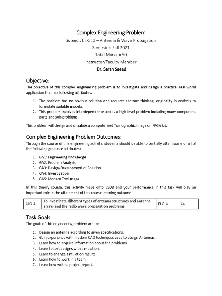 UHF Antenna Design Project | PDF | Ultra High Frequency | Antenna (Radio)