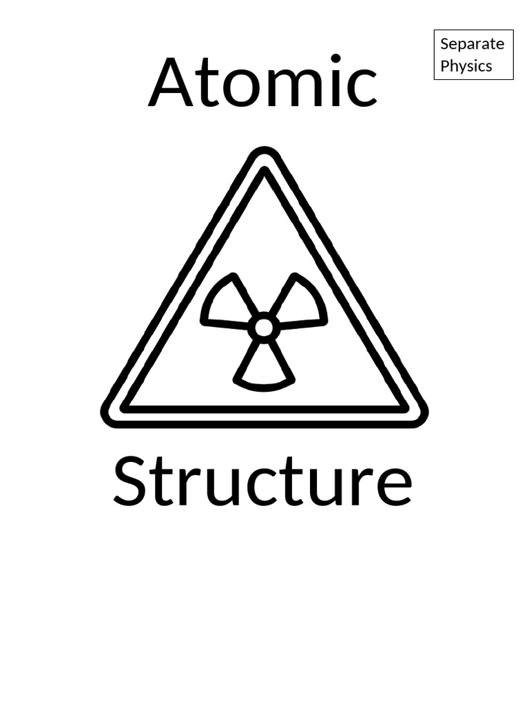 Atomic Structure Worksheet | PDF | Radioactive Decay | Atomic Nucleus