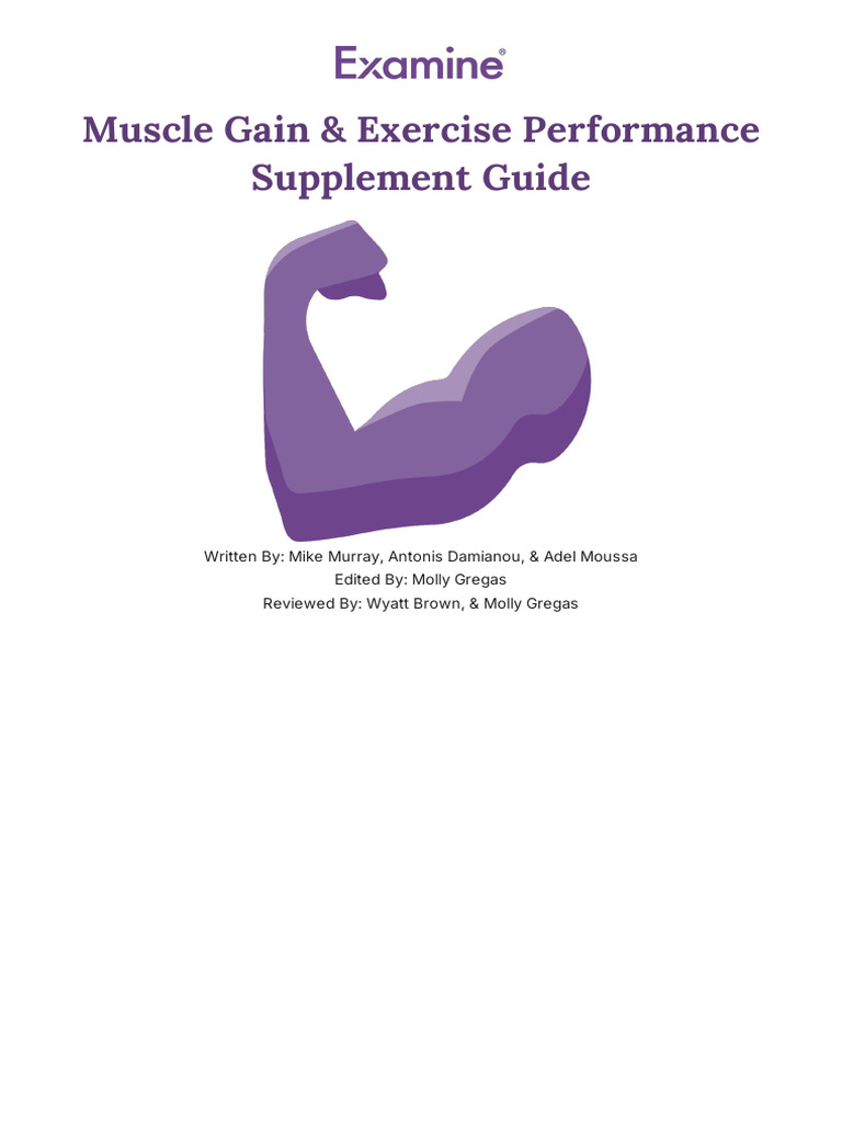 Muscle Gain & Supplement Guide | PDF | Strength Training | Skeletal Muscle