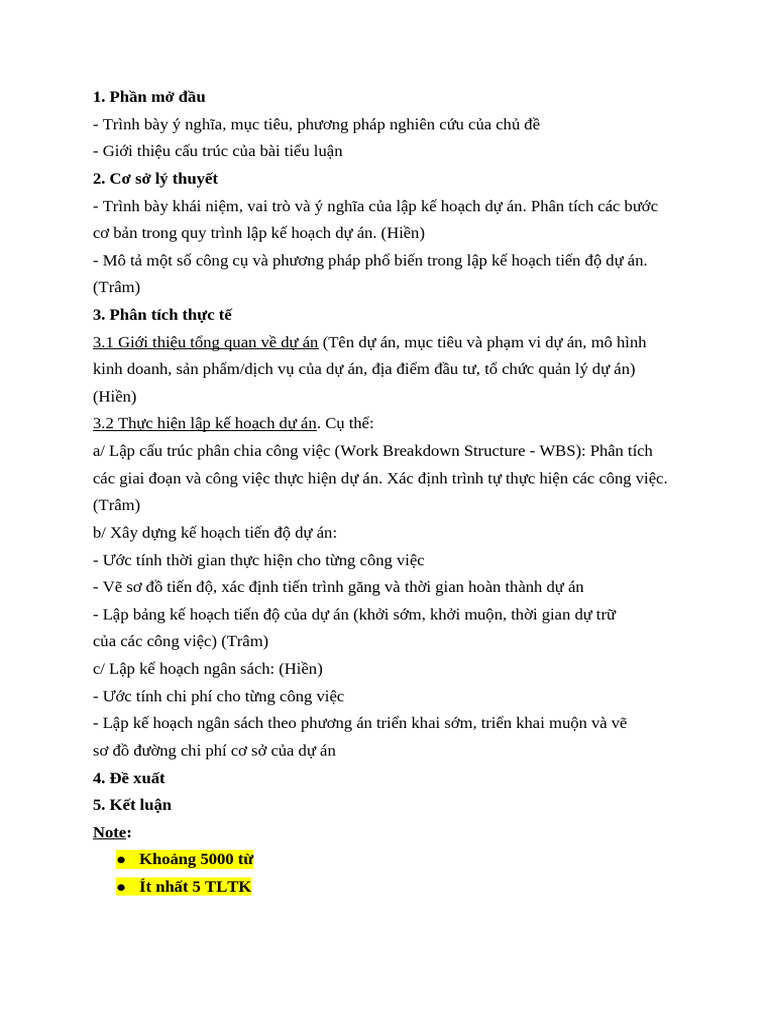 Qtda - Tiểu Luận Ck | PDF