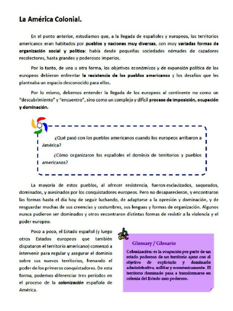 8 America Colonial Primer Período | PDF