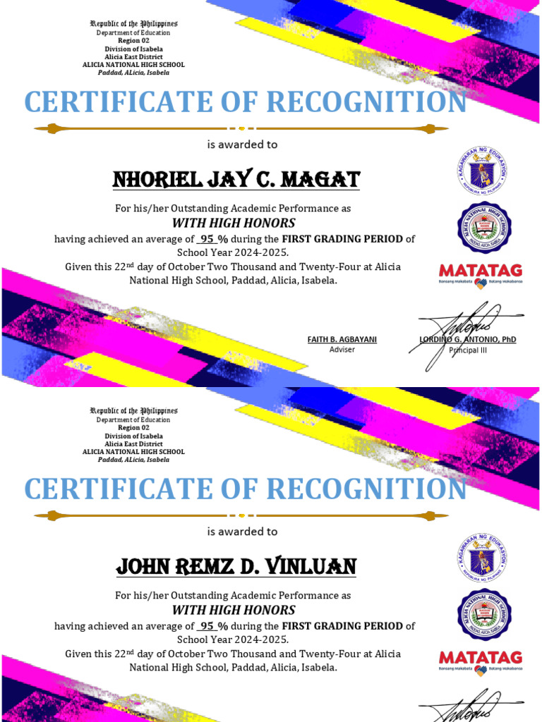 Final Certificate | PDF