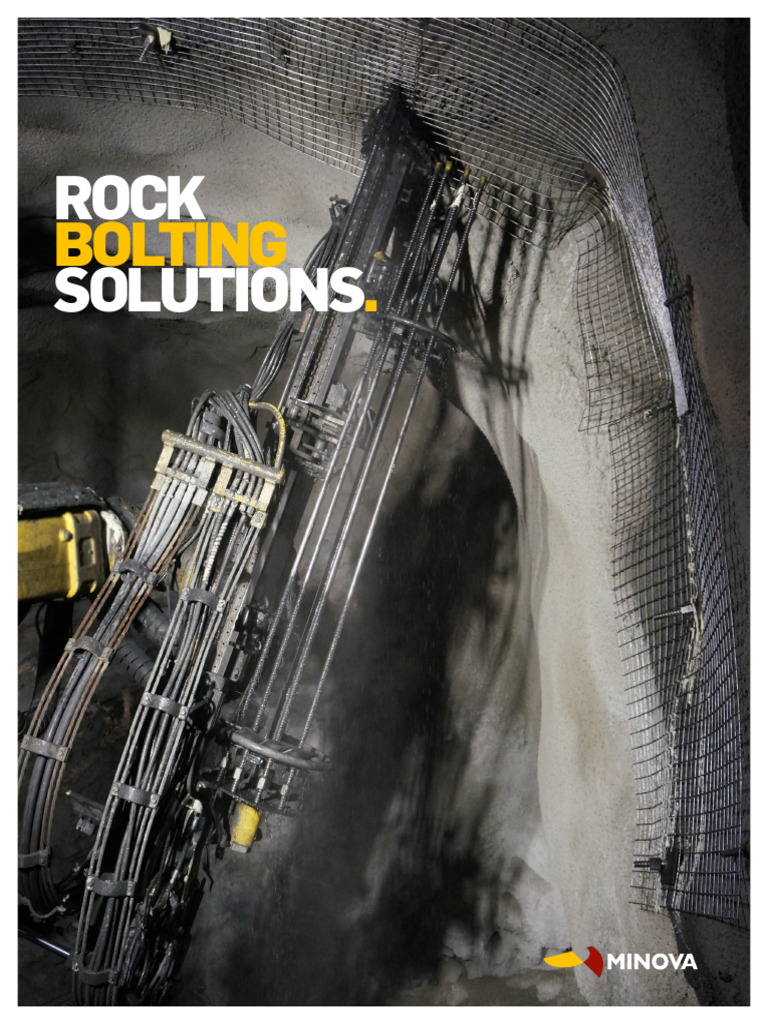 Minova - Rock Bolting Solutions | PDF | Fiberglass | Screw