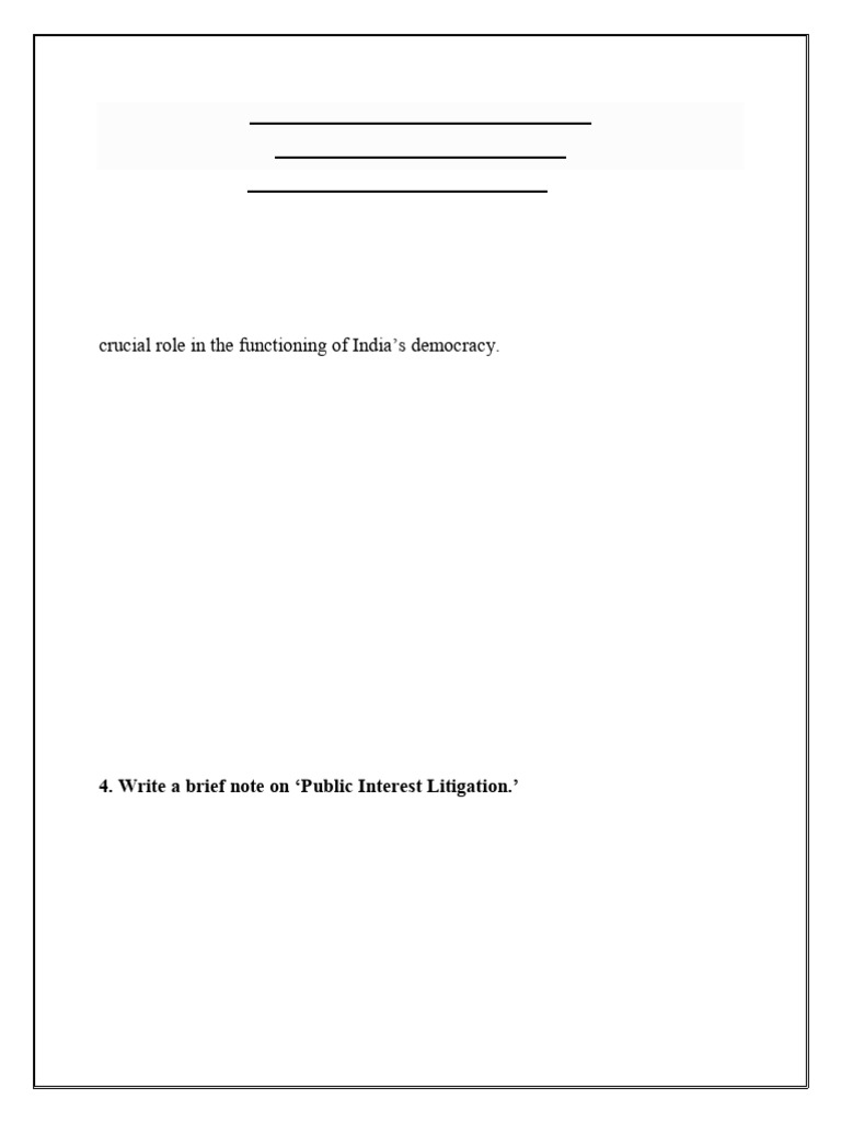 Civics Chapter 5 Judiciary | PDF