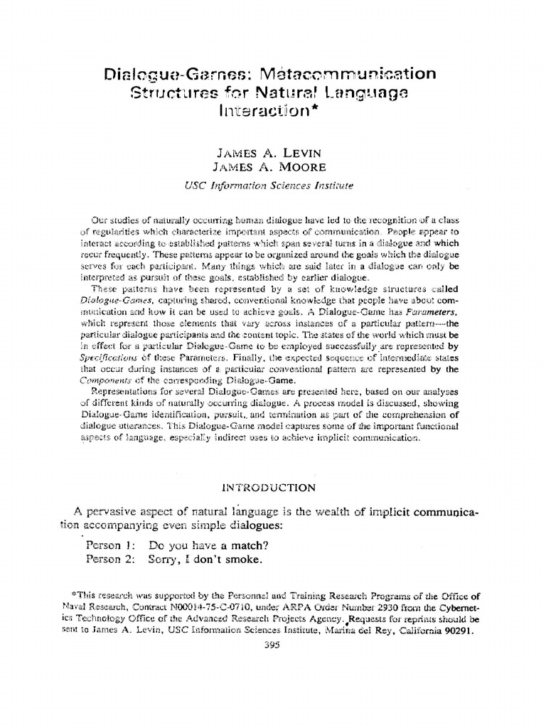 ESTE Levin Moore 1977 | PDF | Conocimiento | Oración (Lingüística)