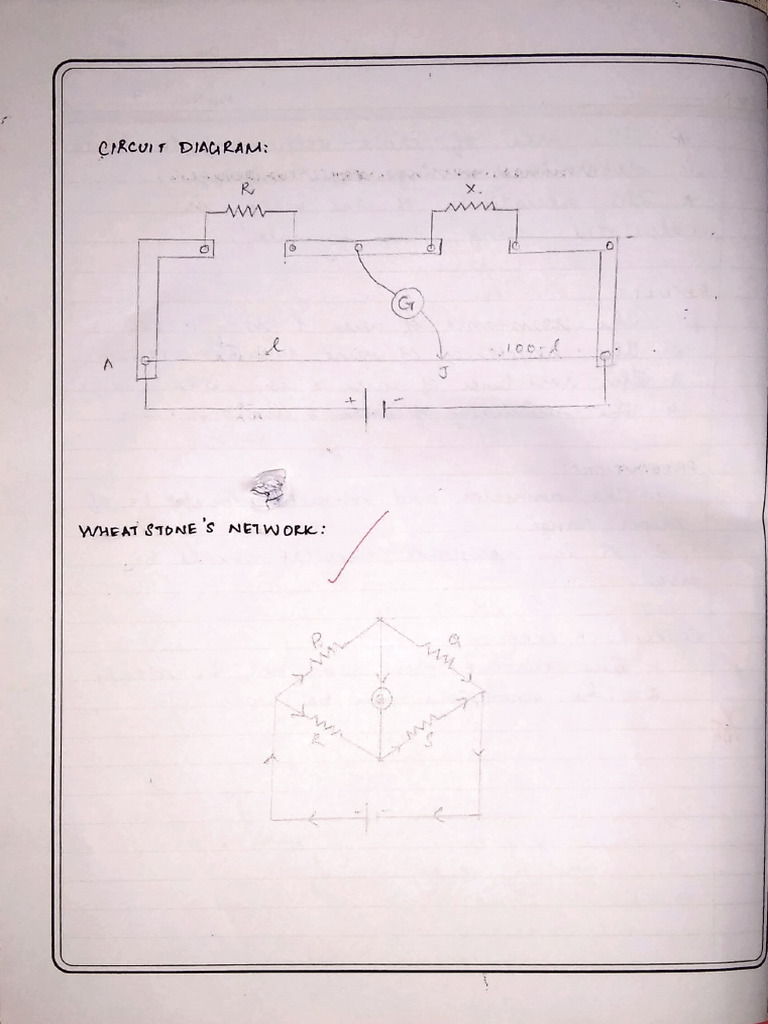 Wheatstone Network Resistance Calculation | PDF