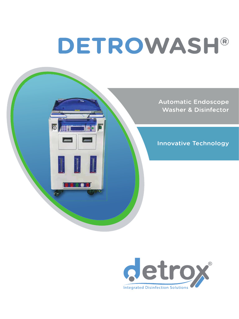 Detrox, Detrox Detro Wash, Endoscope Washer | PDF