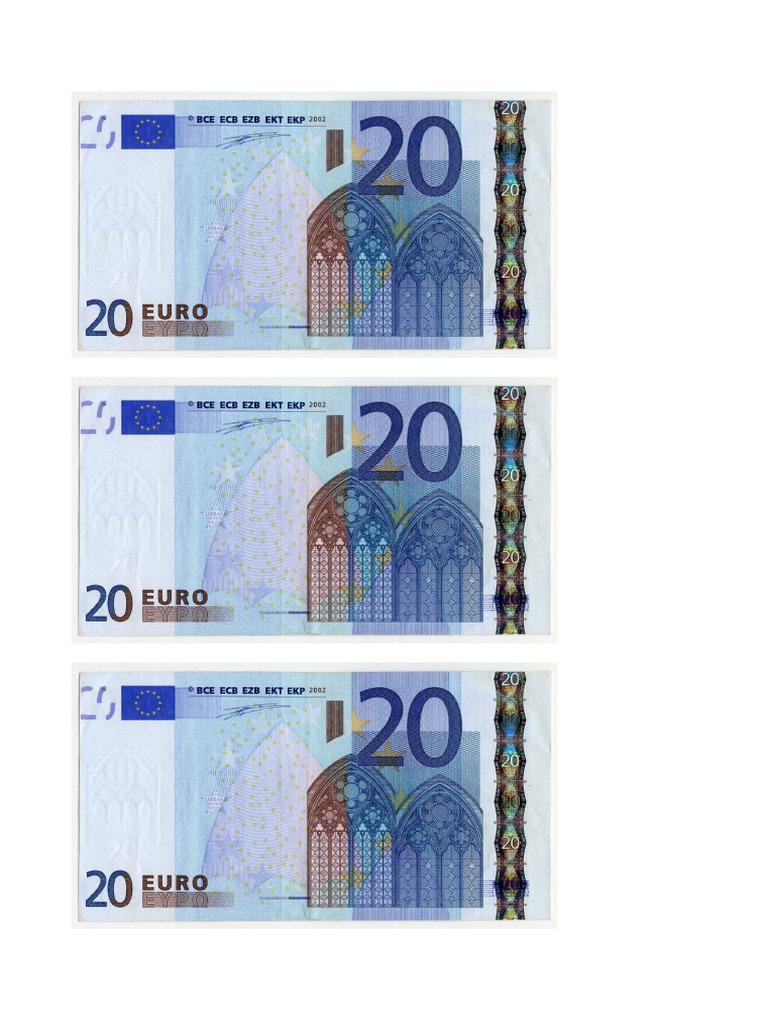 Billet 20 Euros | PDF