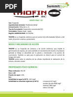 Ficha Técnica Timorex Gold Syngenta (México) | PDF | Agua | Residuos