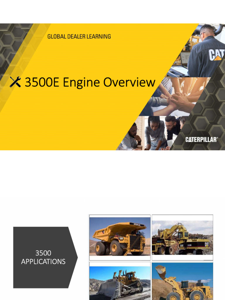 3500E Engine Overview | PDF | Propulsion | Internal Combustion Engine